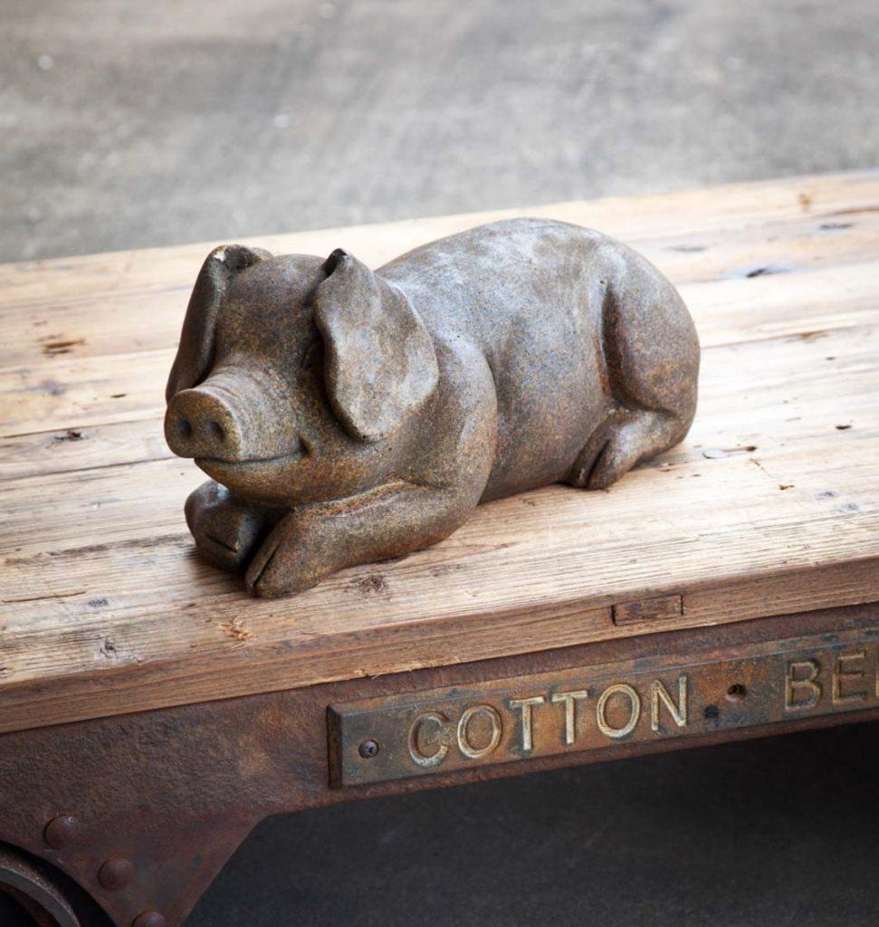 Estate Stone Pig